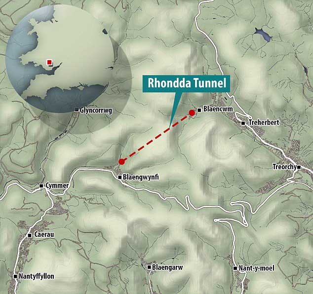 Rhondda Tunnel Map - GooseyGoo
